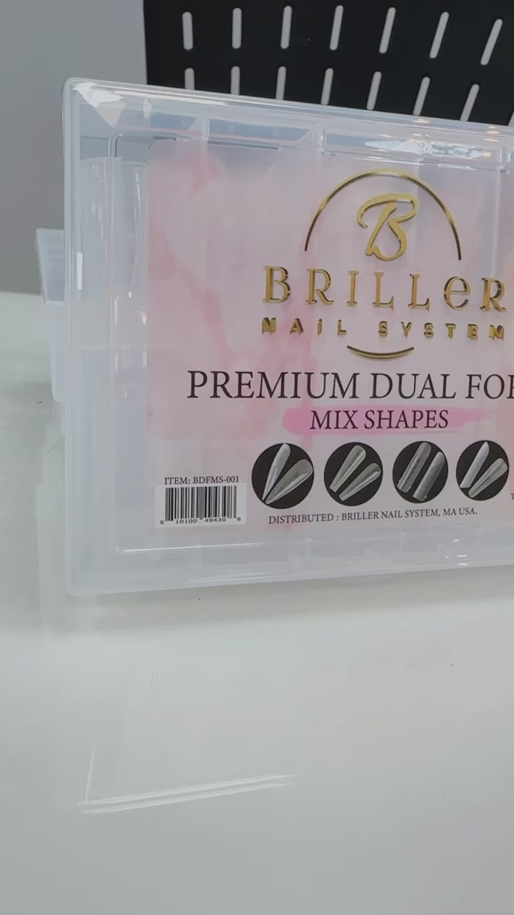 Dual Form MIX SHAPES - CLEAR – Briller Nail System